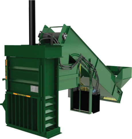 Neverstop Vertical Baler Conveyor System - Compactors Inc